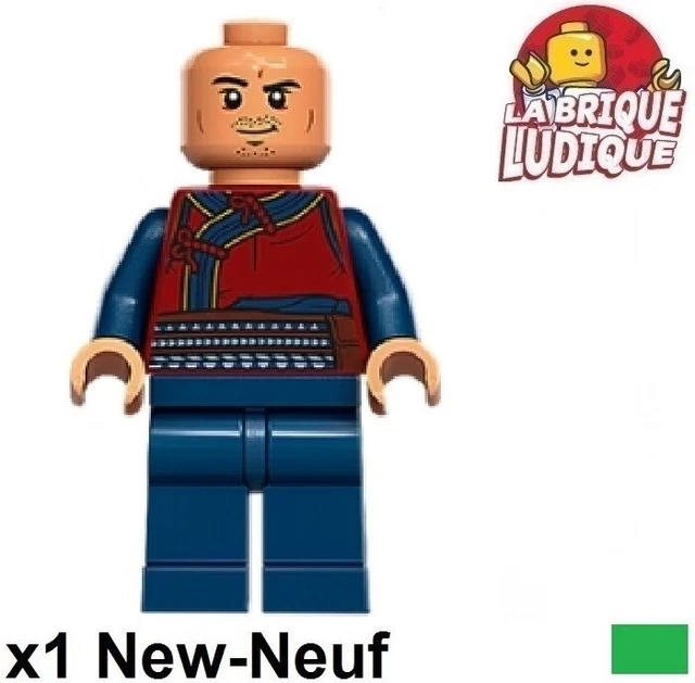 LEGO FIGURINE MINIFIG Super Heroes Wong Dark Red Robe Dark Blue Legs ...