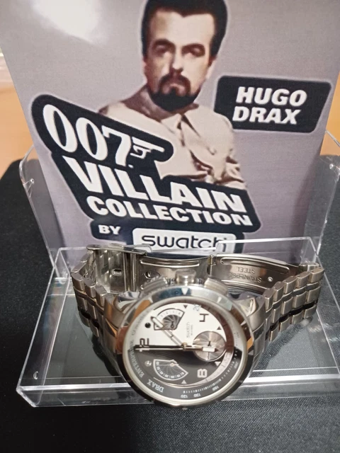 OROLOGIO SWATCH IRONY James Bond 007 Moonraker - Hugo Drax - Cronografo ...