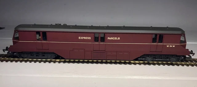 LIMA L205144 BR Ex-GWR Parcels Railcar W34 Express Parcels Maroon - OO ...