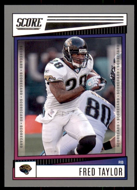 TABLEAU DE BORD de base de football 2022 #25 Fred Taylor - Jacksonville ...