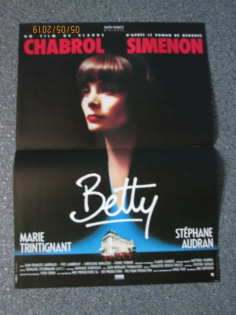 BETTY MARIE TRINTIGNANT Affiche cinéma originale f:40/60 pliée année 1992 TBE EUR 10,00 ...