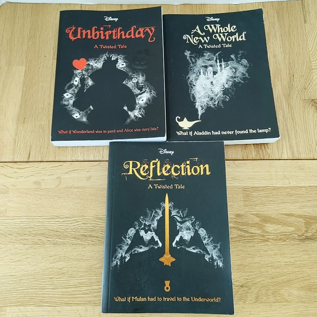 DISNEY A TWISTED Tale Bundle Mulan Aladdin Alice In Wonderland £6.99 ...
