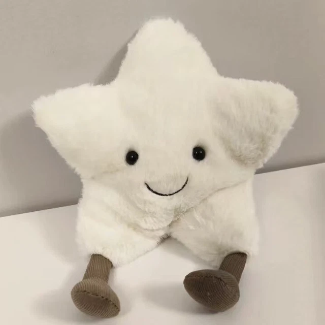 JELLYCAT I AM Amuseable Cream Star - 24cm Soft Plush New With Tags ...