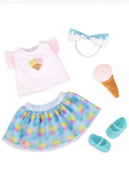 OUR GENERATION ICE Cream Outfit New In Box £14.23 - PicClick UK