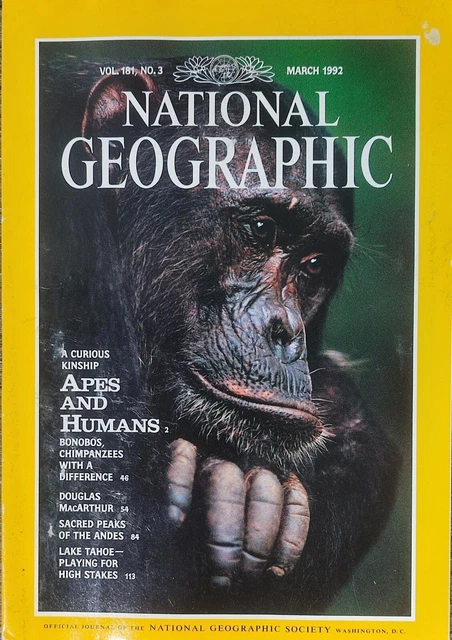 NATIONAL GEOGRAPHIC MAGAZINE March 1992 Vol. 181 No. 3 £9.99 - PicClick UK