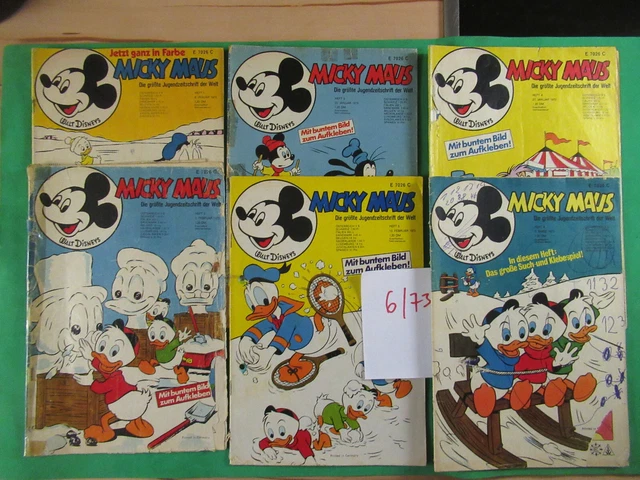 6 X MICKY Maus Comics von 1973 EUR 1,90 - PicClick DE
