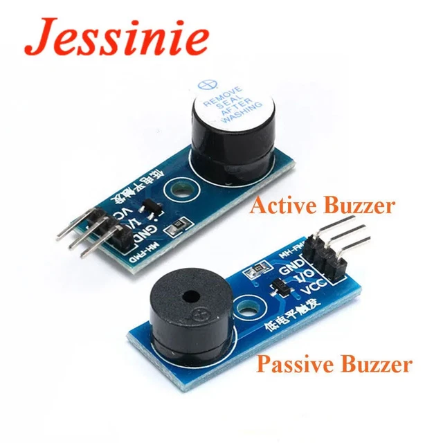 ACTIVE PASSIVE BUZZER Sound Module 5V for Arduino Low-Level Trigger DIY ...