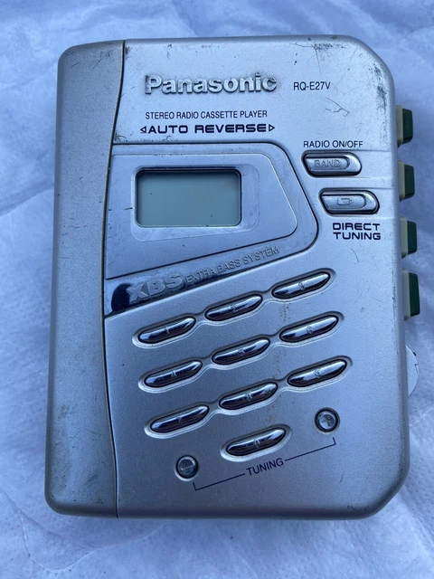 PANASONIC RQ-E27V AUTO Reverse Stereo Cassette Player AM/FM Radio FOR ...