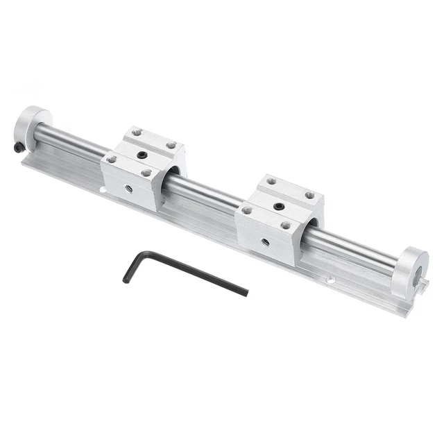 GUIDA GUIDA GUIDA movimento lineare 300 mm con 2 pz blocco cuscinetti ...