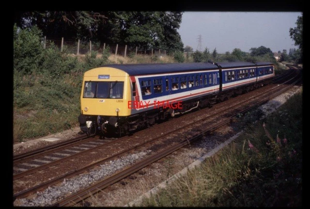 ORIGINAL 35MM SLIDE CLASS 101 DMU NO L839 ENTERS EARLEY RAILWAY STATION ...