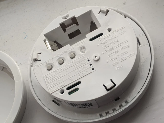 LUTRON WIRELESS CEILING Occupancy / Vacancy Sensor in White, LRF3-OCR2B ...