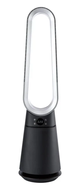 SILVERCREST BLADELESS TOWER Fan LED Display Timer 20 Speed 120° Floor ...