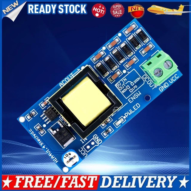 HIGH VOLTAGE DC-DC Boost Converter Input 5V-12V Step Up Power Supply ...