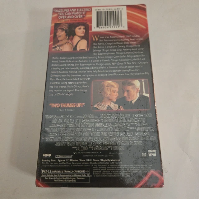 CHICAGO VHS 2003 Richard Gere Catherine Zeta-Jones Sealed Brand New £5. ...