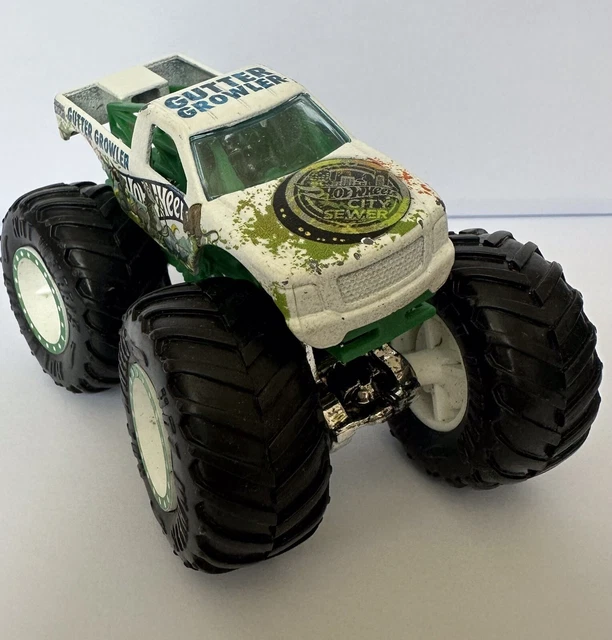 HOT WHEELS MONSTER Jam Gutter Growler Monster Truck 1:64 EUR 9,09 ...