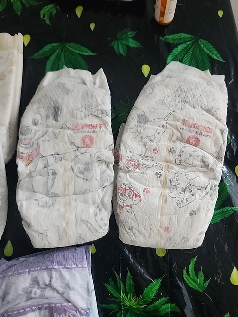 VINTAGE DIAPER LOT huggies luvs pampers pullups easyups plastic backed ...