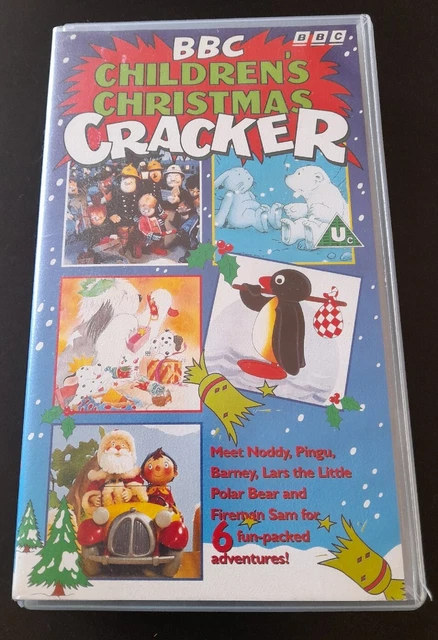 BBC CHILDRENS CHRISTMAS Cracker VHS Video Cassette Tape Noddy Pingu ...