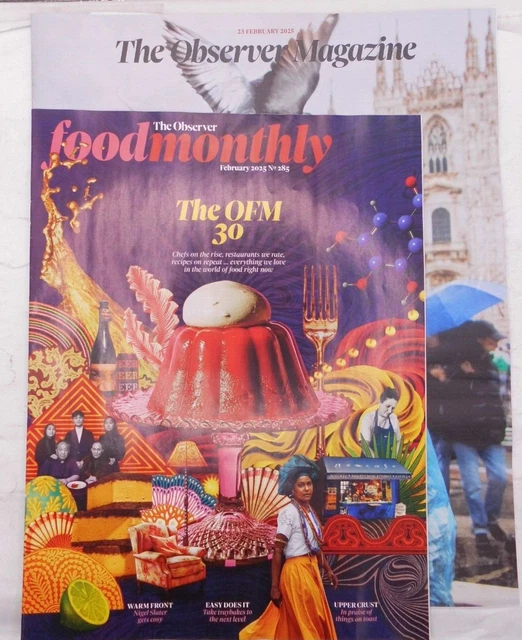 THE OBSERVER MAGAZINE supplement Sunday 23rd Feb 2025 Photographer ...