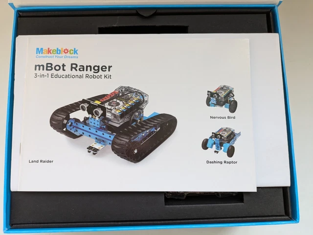 MAKEBLOCK MBOT RANGER 3-in-1 Kids STEM Robot Kit in OPEN BOX SEALED ...
