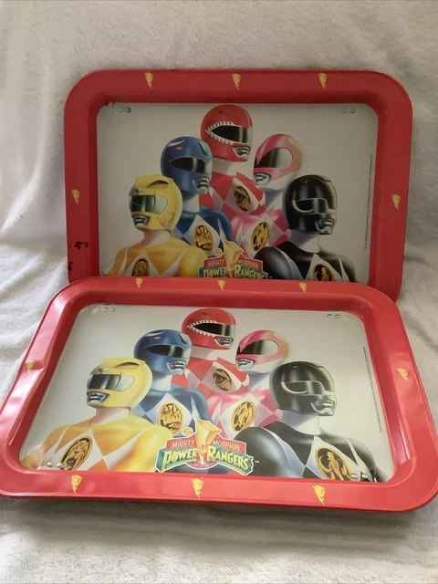 VINTAGE 1994 MIGHTY Morphin Power Rangers TV Breakfast Tray Set Of 2 £ ...