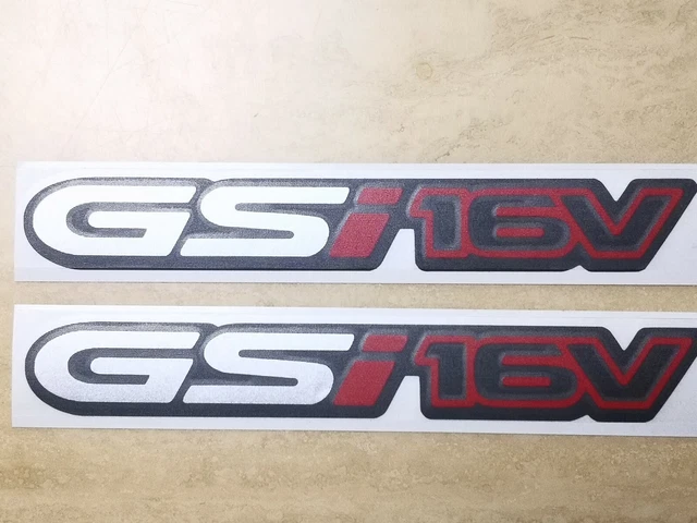 2 X GSI16V Emblem Aufkleber C20XE 20XE Opel Corsa Kadett Astra Sticker ...