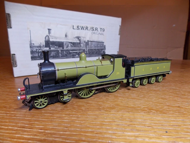 LSWR MODELS KIT BUILT LSWR T9 CLASS 4-4-0 LOCO No 311 LSWR Green Livery ...
