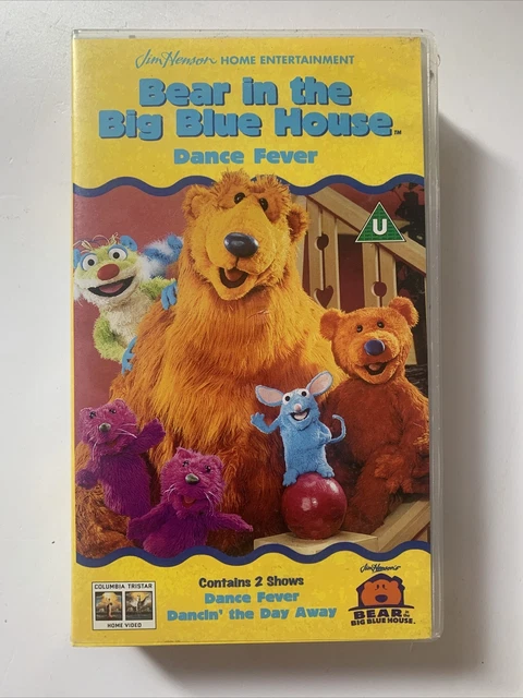BEAR IN THE Big Blue House - vhs video tape - Cult Classic - Dance Fever EUR 9,30 - PicClick IT