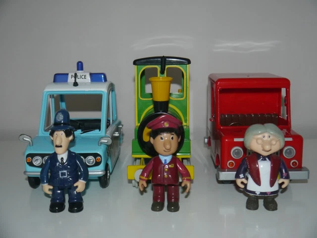 POSTMAN PAT TOYS Large Friction Van Police Car Greendale Rocket 3 ...