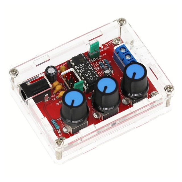 SINE TRIANGLE SQUARE Wave Signal Generator Kit 1Hz 1MHz Frequency Range ...