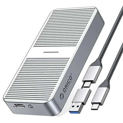 ORICO CASE USB4.0 M.2 NVMe 40Gbps PCIe3.0x4 SSD, Adattatore USB-C fino ...