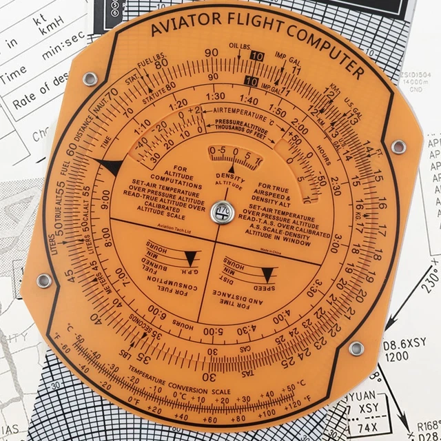 AVIATION PLOTTER FOR Accurate Navigation Calculations and Measurements ...