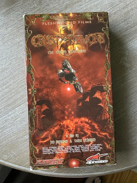 VHS CRUSTY DEMONS -the Eighth Dimension Motocross 2002 Documentary RARE ...