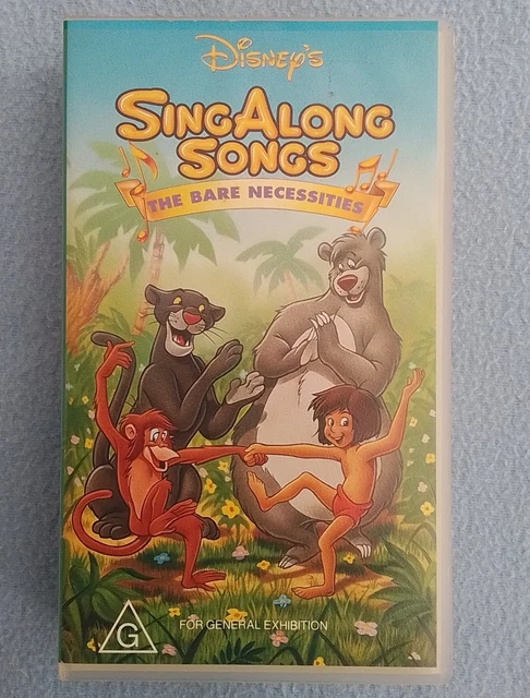 Disney S Sing Along Songs The Bare Necessities Vhs 00581 3 99
