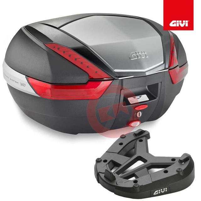 GIVI SET TOP-CASE Monokey Topcase V47N Plaque SR5130 M7 BMW C 400 X ...