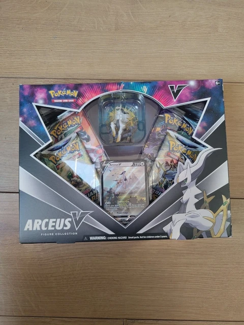 ARCEUS V FIGURE Collection Box Cosmic Eclipse Pokemon Cards Brand New ...