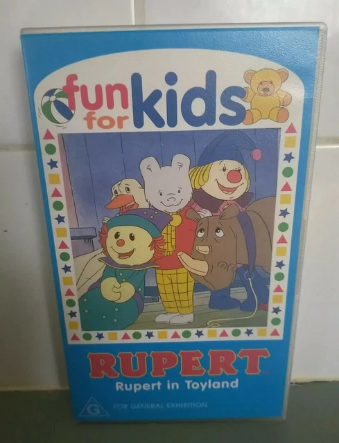 RUPERT IN TOYLAND - Fun For Kids Rare Factory Sealed Abc Vhs Video 1995 ...