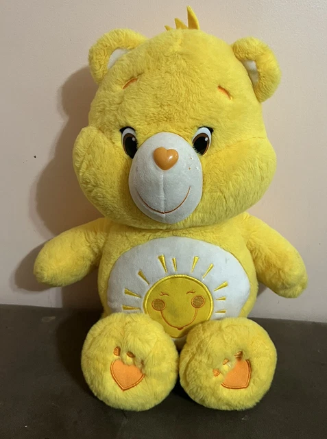 CARE BEARS YELLOW Funshine Bear Rare 2020 Plush 10" Sunshine £4.88 ...