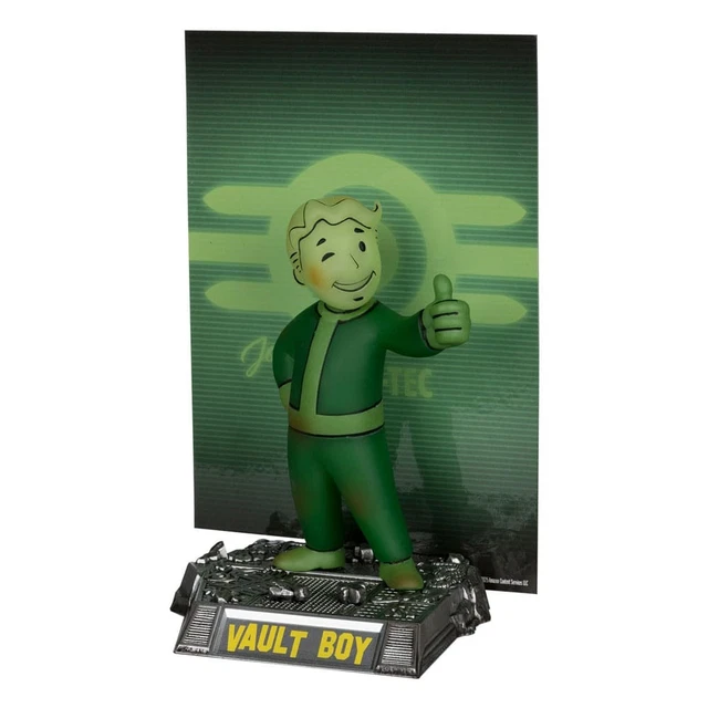 FALLOUT MOVIE MANIACS Pvc Statua Vault Boy 13 Cm Mcfarlane Toys EUR 42 ...