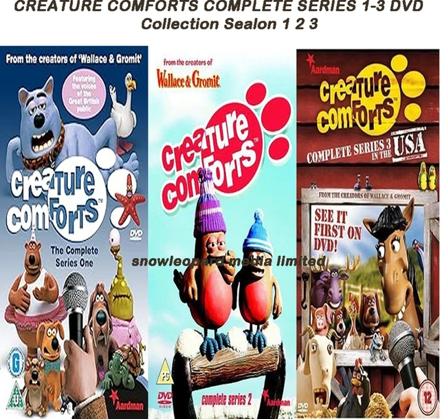 CREATURE COMFORTS COMPLETE SERIES 1-3 DVD Collection Sealon 1 2 3 New ...