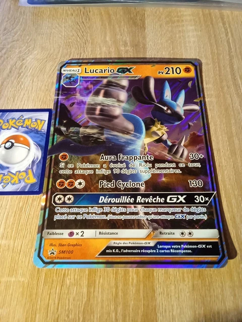 LUCARIO GX 210PV Sm100 Holo Promo Jumbo (Grande Carte) Neuf- Carte ...