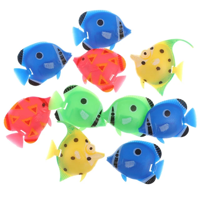 FAUX POISSONS EN Plastique Poissons D'aquarium Pour Fish Tank EUR 8,37 ...