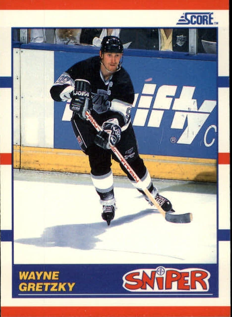 1990-91 SCORE KINGS Hockey Card #336 Wayne Gretzky Sniper EUR 1,88 - PicClick FR