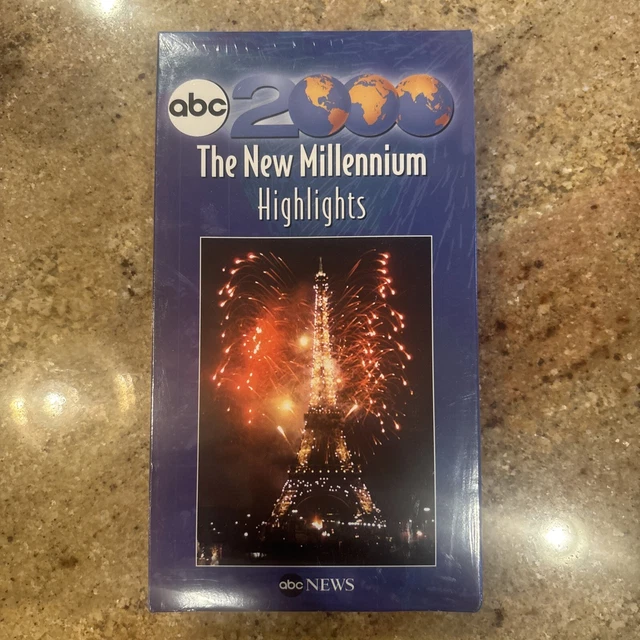 ABC NEWS 2000 The New Millennium Highlights VHS Disney Vintage Sealed £ ...