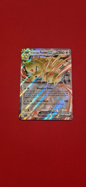 POKÉMON TCG TEAM Rocket's Persian SVP 218 Black Star Promo Mint ...