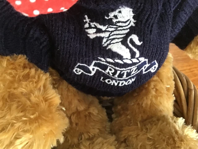 THE RITZ LONDON Plush Teddy Bear.used £9.99 - PicClick UK
