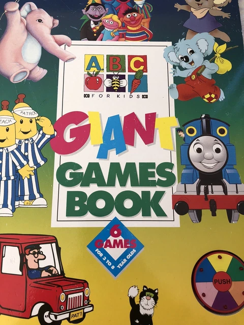 ABC GIANT GAMES Book ABC For Kids Vintage (Board Book, 1996) $15.00 ...