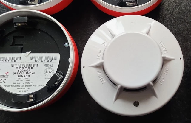 BOSCH PROTEC 6000/OP Addressable Optical Heat Fire Detectors Sensors x4 ...