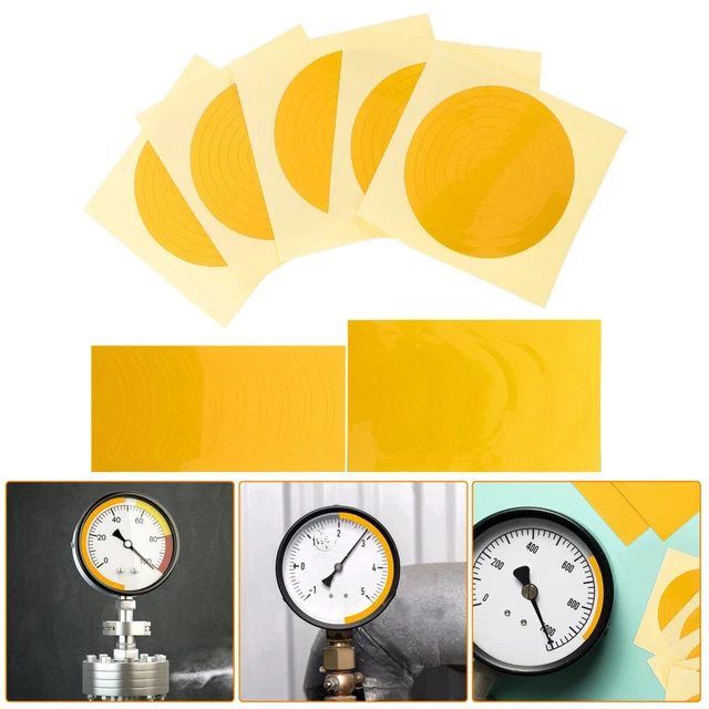 7 SHEETS PRESSURE Gauge Decals Pressure Gauge Indicator Decals Adhesive ...