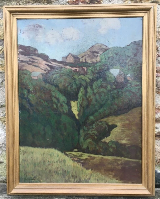 GASTON CHARLES VARENNE (1872-?) Paysage LAFFREY Auvergne Alpes Isère 73 ...