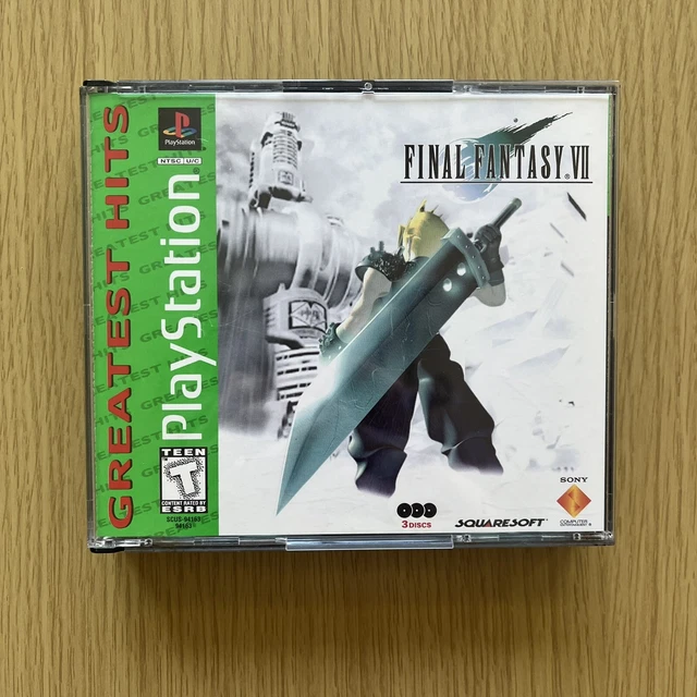 FINAL FANTASY VII 7, Greatest Hits, PlayStation 1 (PS1) - Complet dans ...